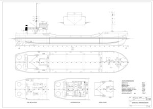 750 m3 Self-propelled Split Hopper Barge (2 sisters) - Van Loon ...