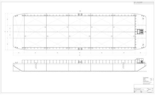 200 ft Deck Cargo Barge (2 sisters) - Van Loon Maritime Services B.V.