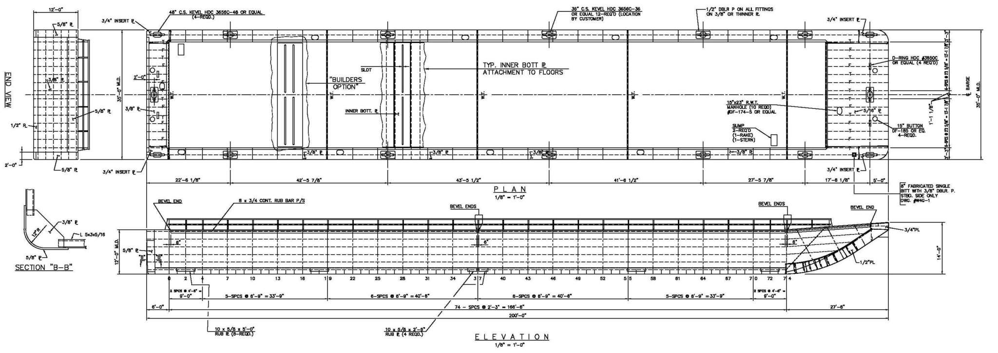 200 ft Hopper Barge (multiple sisters) - Van Loon Maritime Services B.V.