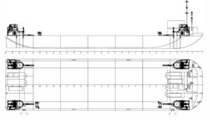 70 m x 18 m Spud Barge - VL Maritime Services (Pty) Ltd