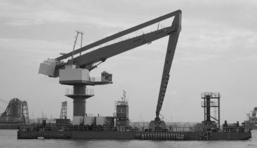 Grab dredger / Transhipment crane barge - VL Maritime Services (Pty) Ltd