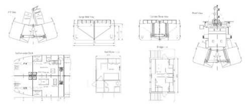 940 m3 Self-propelled Split Hopper Barge - Van Loon Maritime Services B.V.